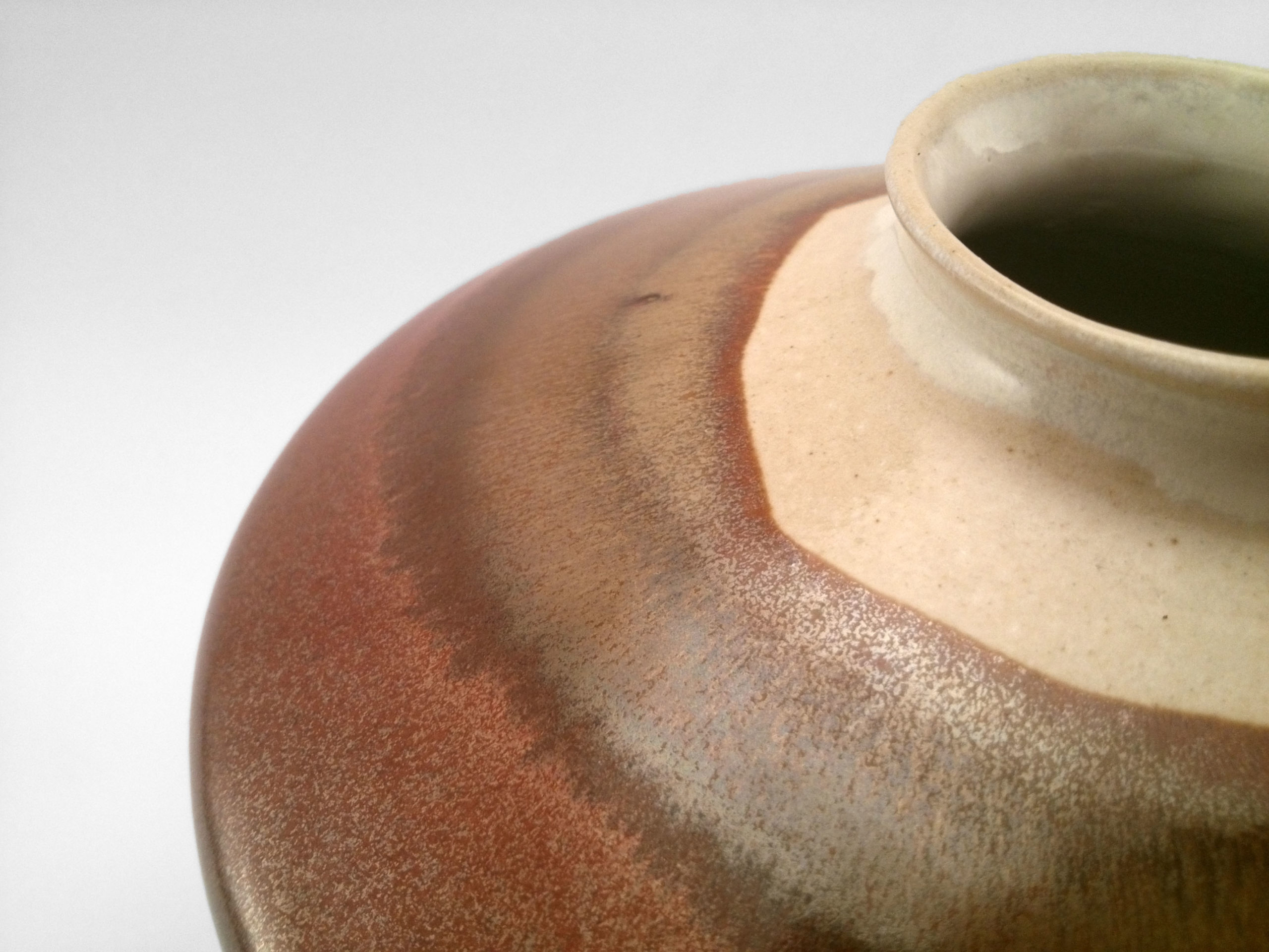 Jasper Vase • Unique Raku Pottery and Ceramics by Ildikó Károlyi