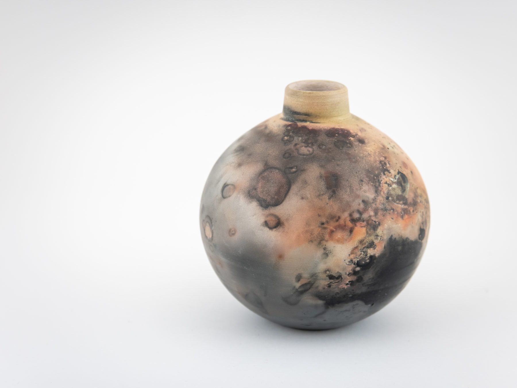 Orion Sphere: Saggar Experiment • Unique Raku Pottery and Ceramics by ...
