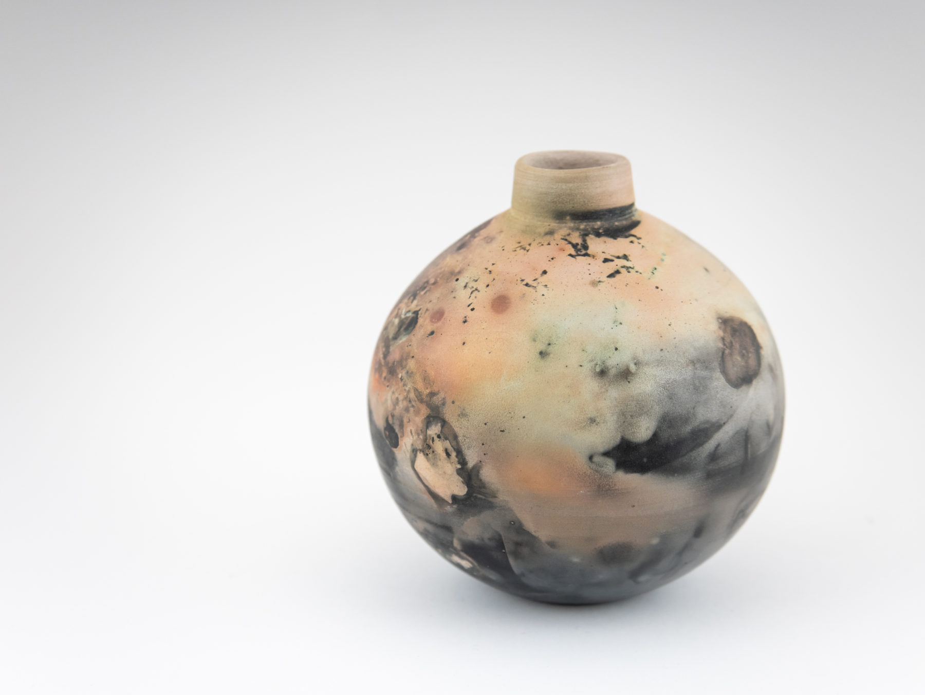Orion Sphere: Saggar Experiment • Unique Raku Pottery and Ceramics by ...